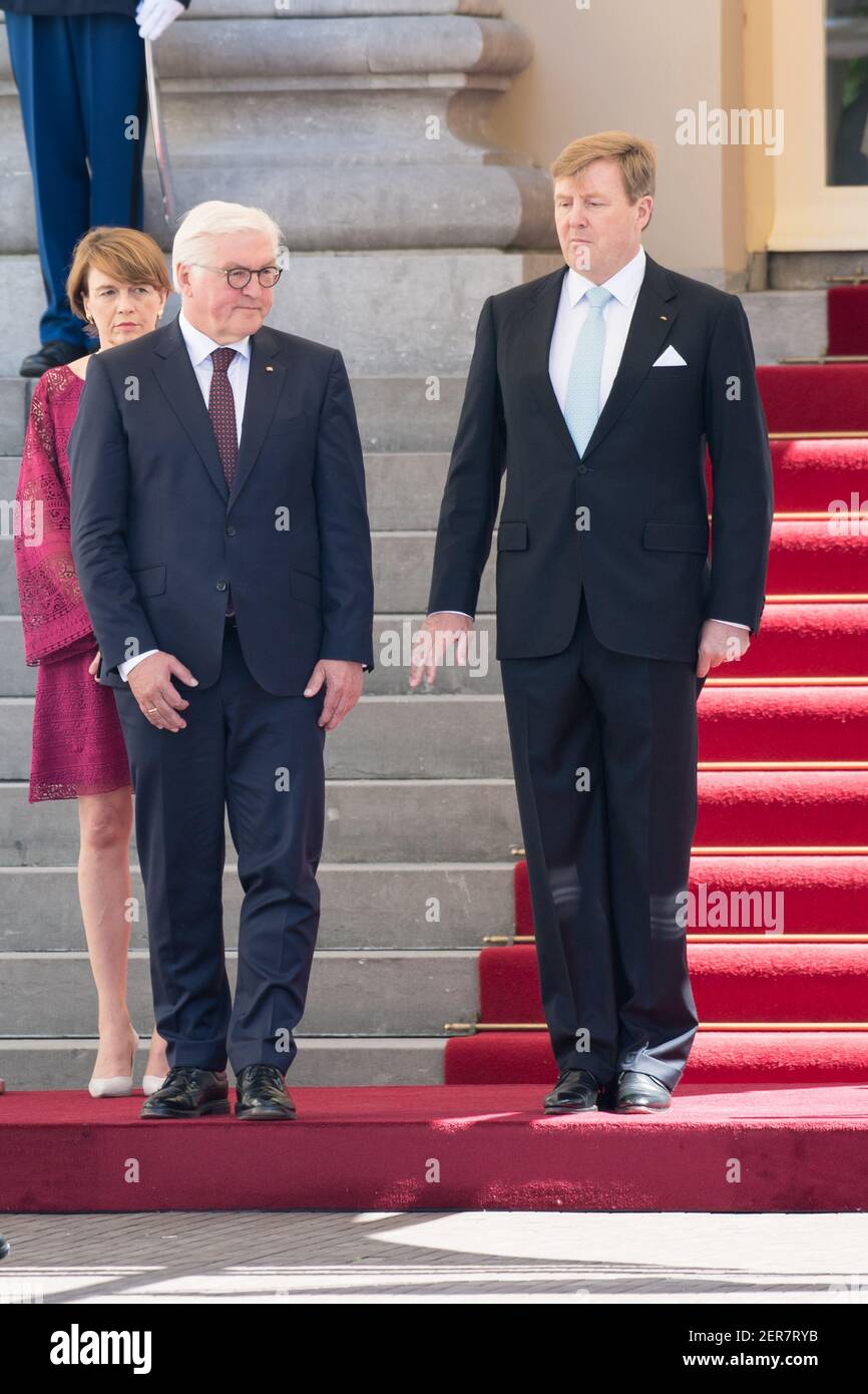 King Willem Alexander of the Netherlands and The president of Germany ...