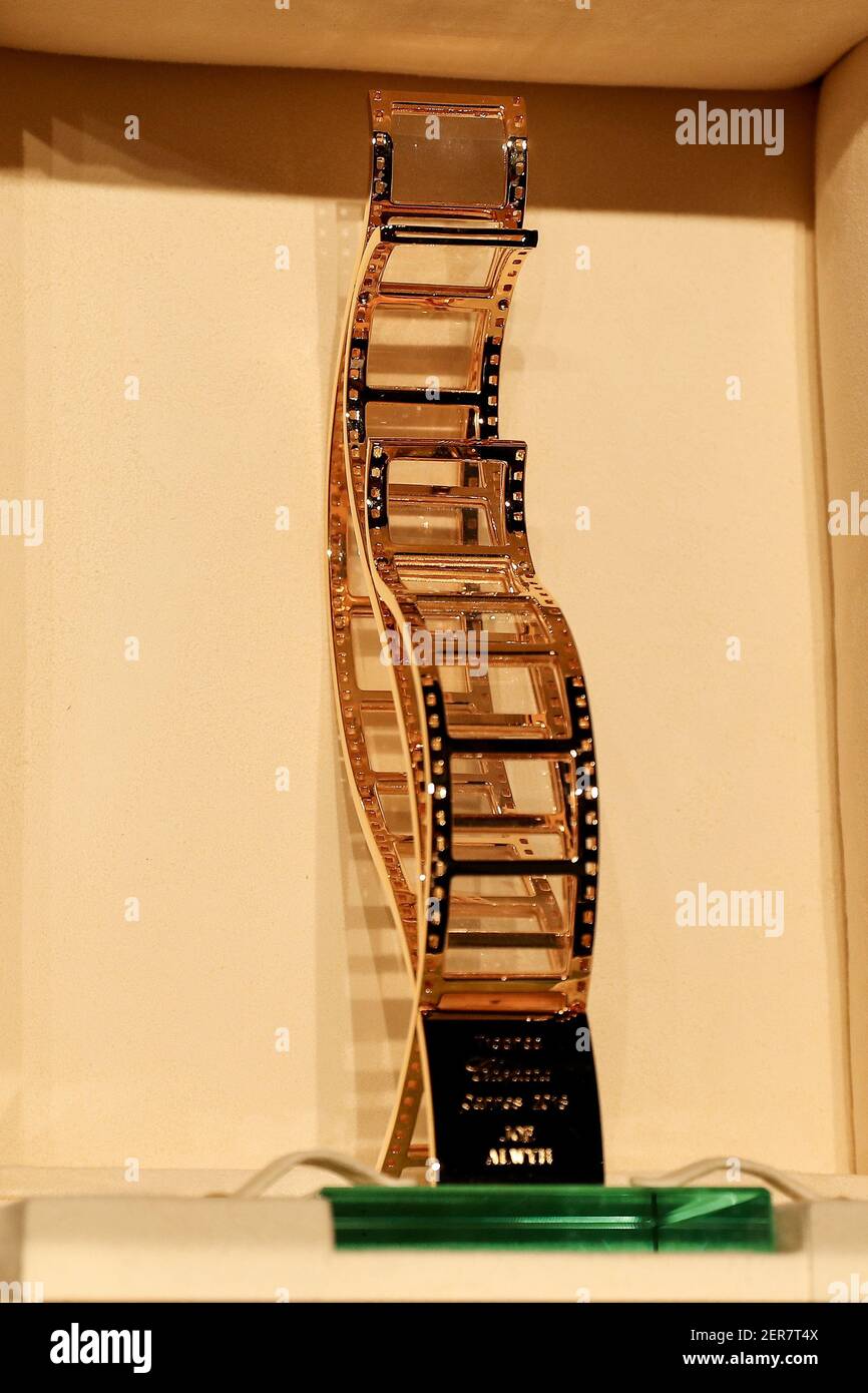 The Trophee Chopard during the 2018 Cannes Film Festival on May 14 ...