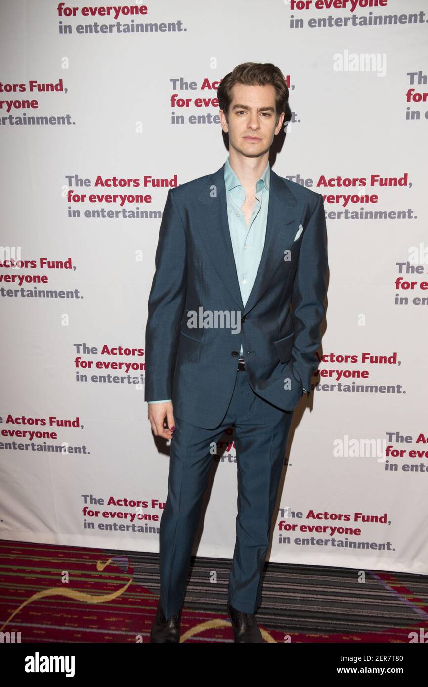 Actor Andrew Garfield at the annual "The Actors Fund" held on May 14 ...