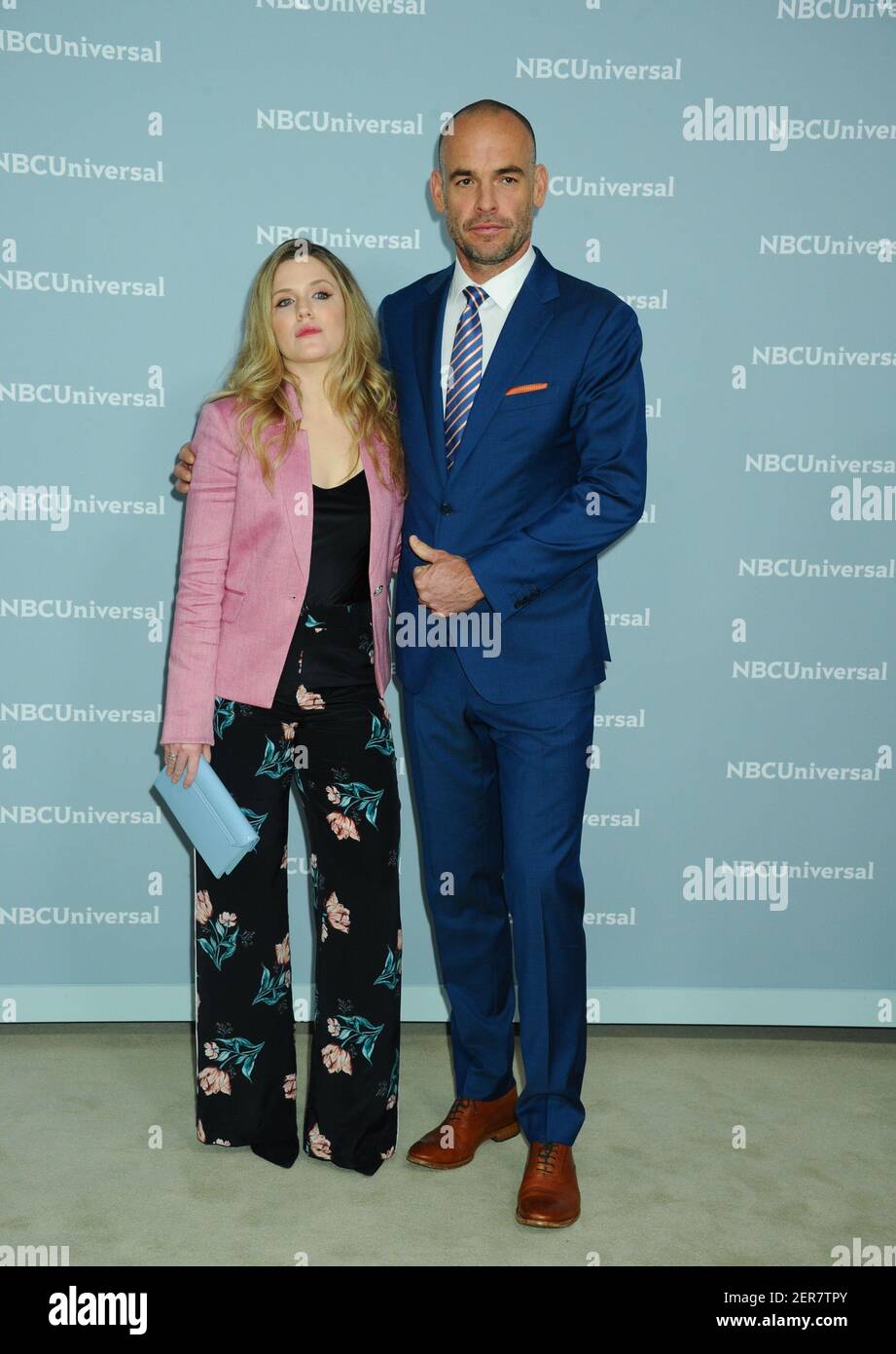 Harriet Dyer, Paul Blackthorne arrives to the 2018 NBC Universal ...