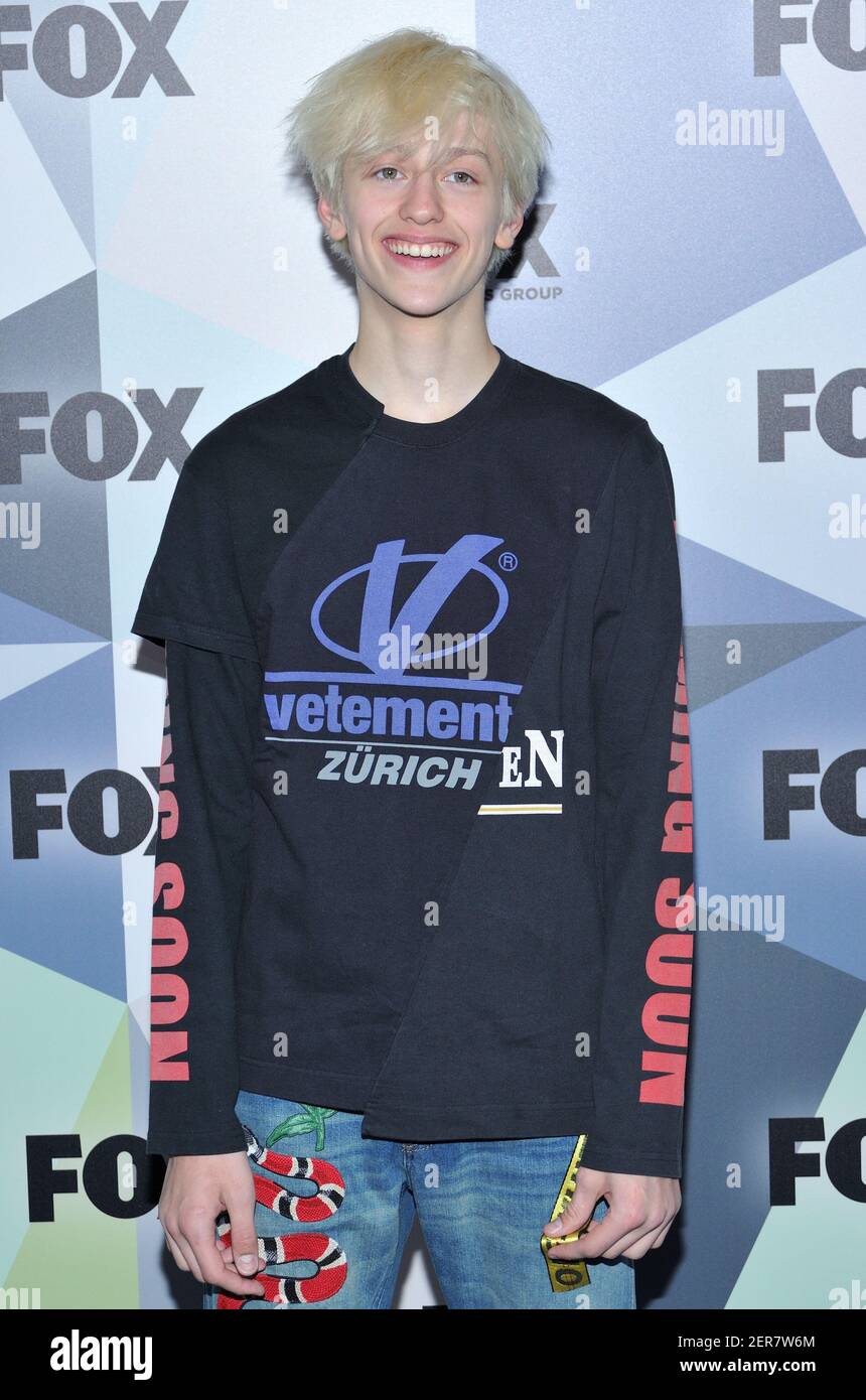 NEW YORK - MAY 14: Actor Percy Hynes White attends the Fox 2018 ...