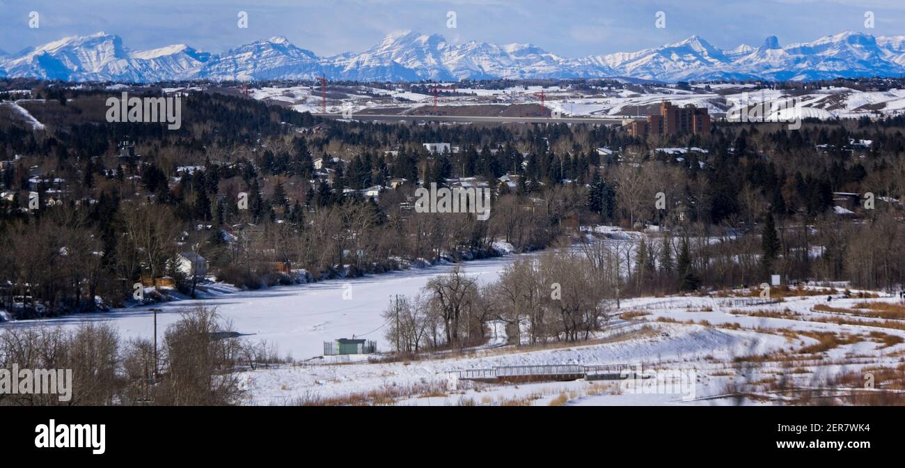 Bowmont Park Alberta Stock Photo - Alamy