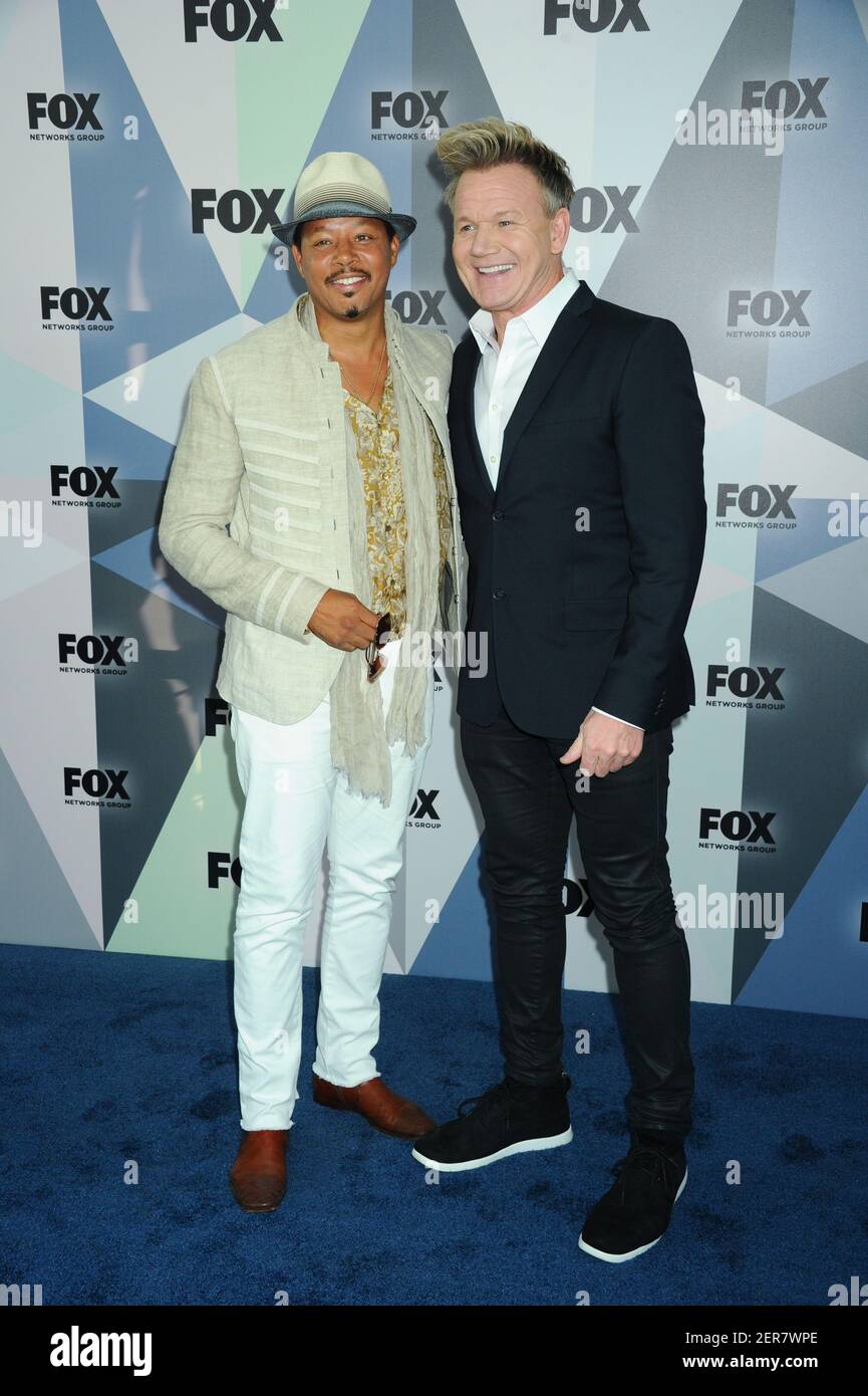 Terrence Howard, Gordon Ramsay arrives to the 2018 FOX Networks Upfront ...