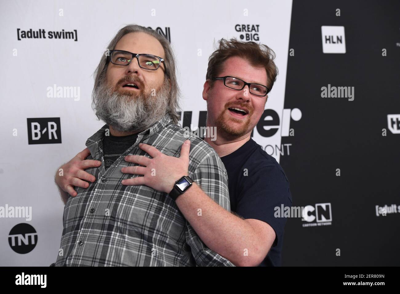 Dan Harmon, Justin Roiland arrives to the 2018 TURNER Networks Upfront ...