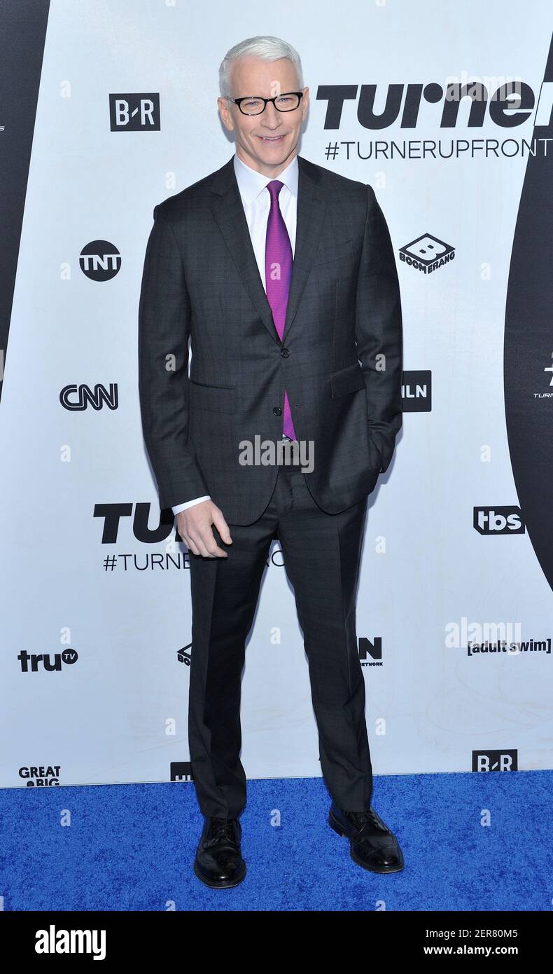 Journalist Anderson Cooper attends the Turner Networks upfront ...