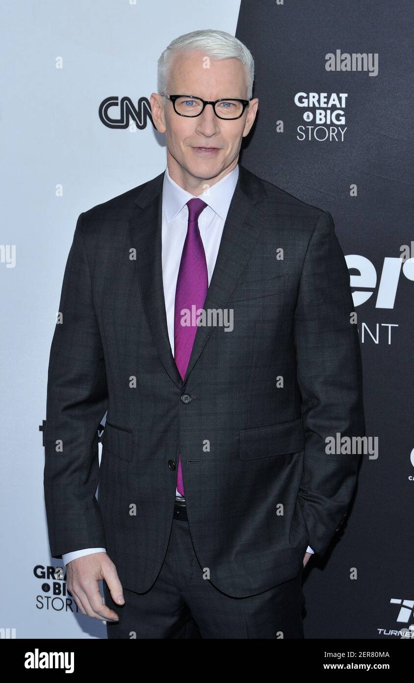 Journalist Anderson Cooper attends the Turner Networks upfront ...