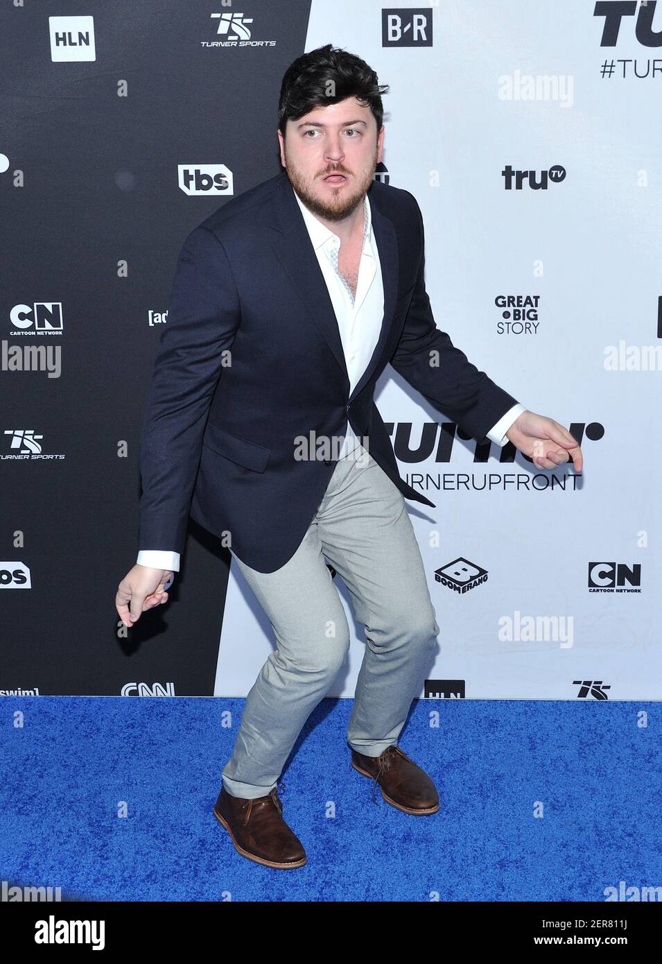Actor Olan Rogers attends the Turner Networks upfront presentation at ...