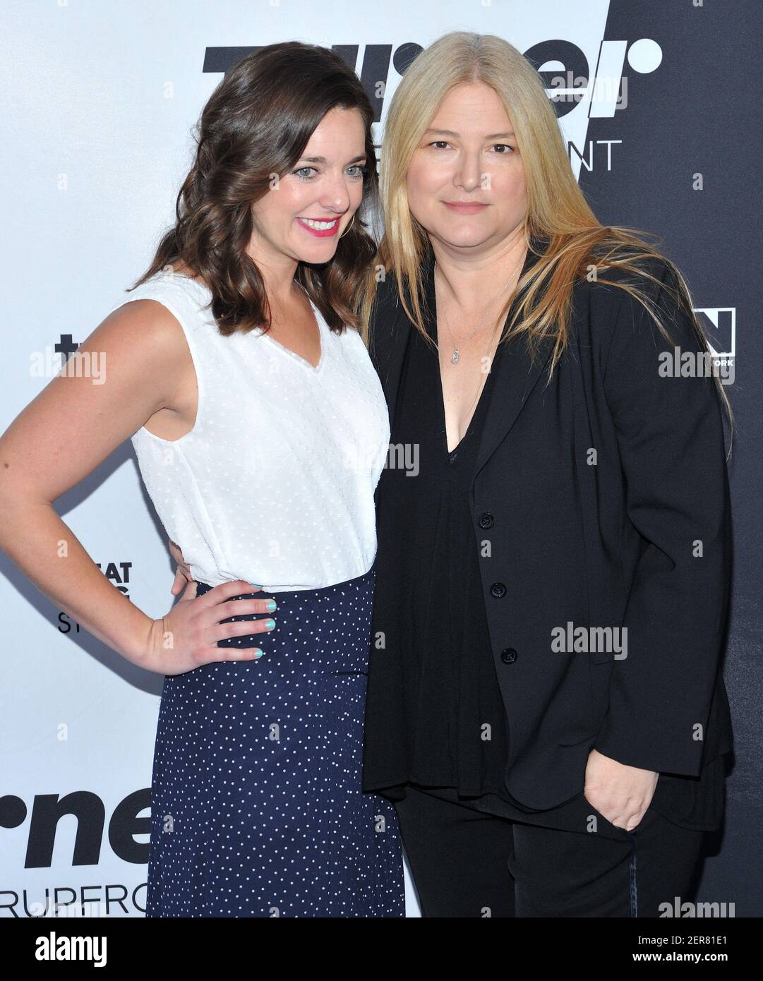 L-R: Harriet Warner and Bruna Papandrea attend the Turner Networks ...