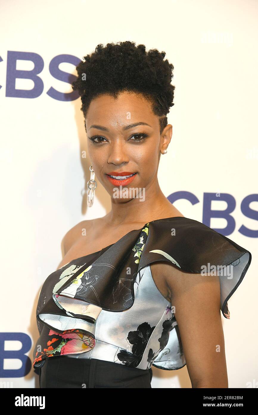 Sonequa Martin-Green of "Star Trek: Discovery" attends the CBS Upfront ...