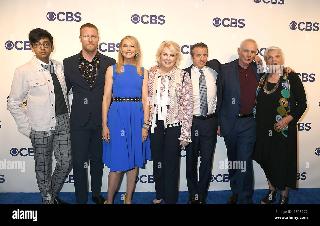 Cast of "Murphy Brown"attends the CBS Upfront 2018-2019 at The Plaza ...