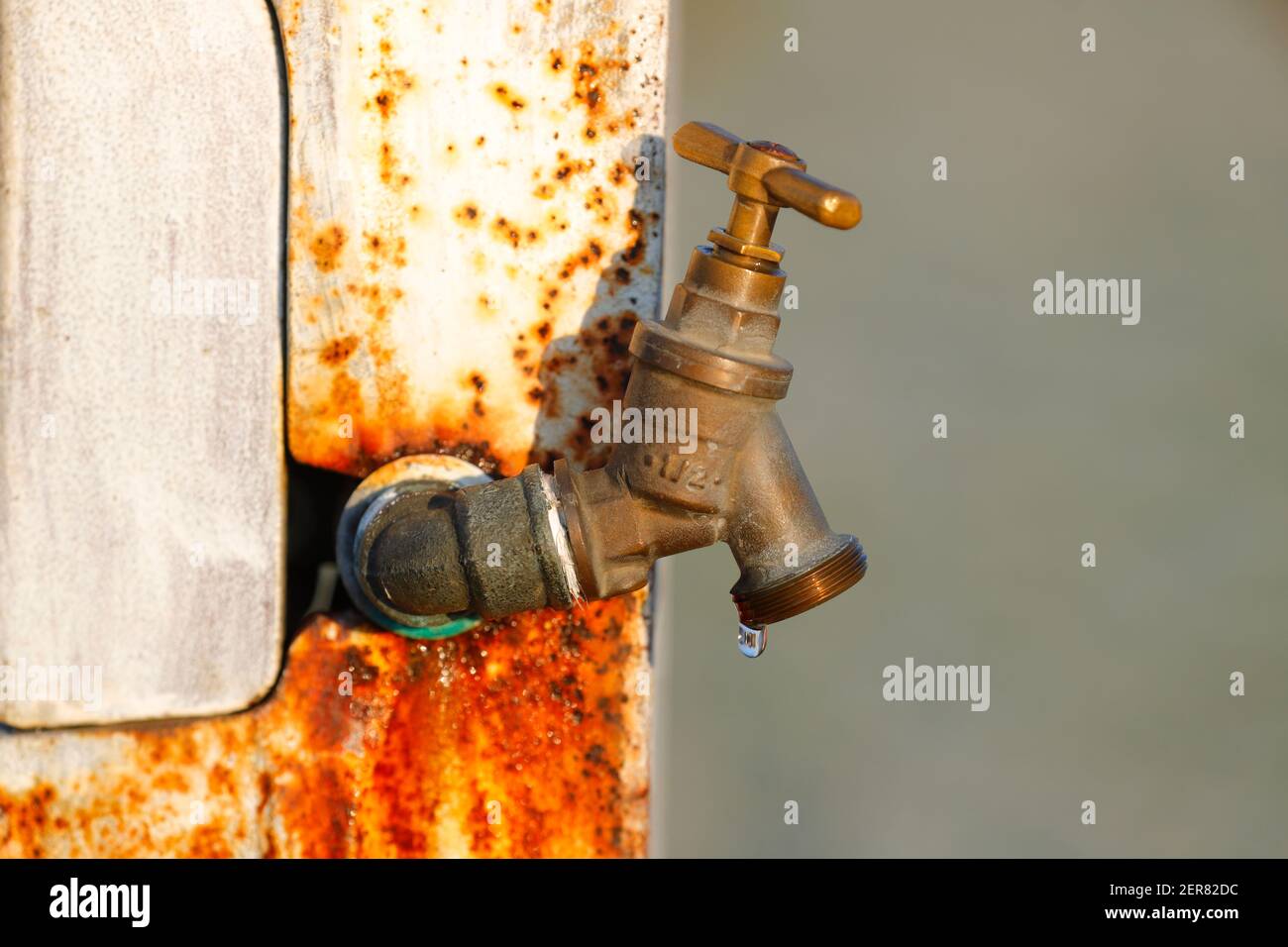 Outside tap dripping hi-res stock photography and images - Alamy