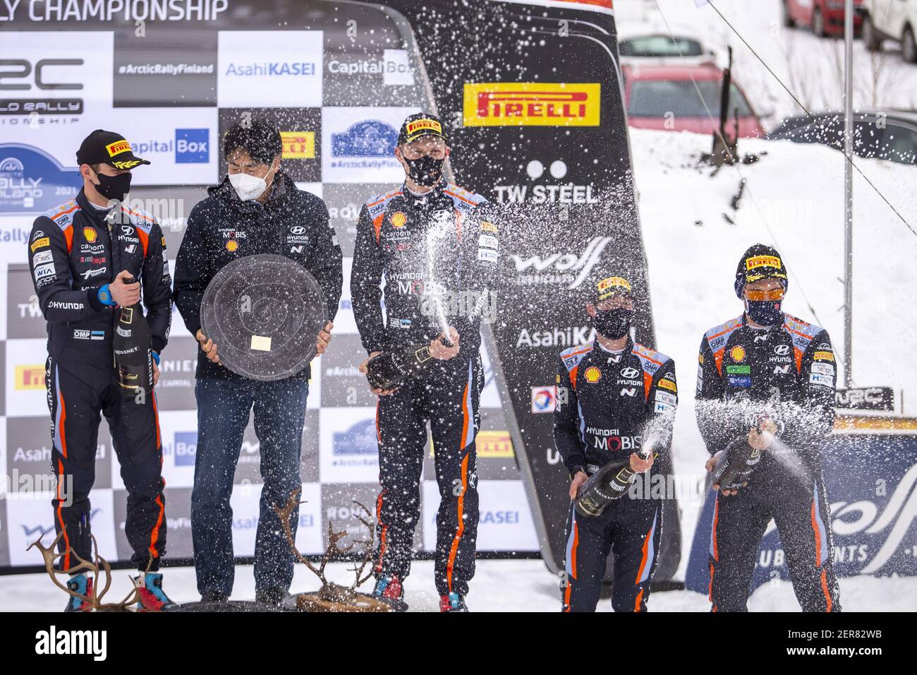 podium, portrait during the 2021 Arctic Rally Finland, 2nd round of the ...