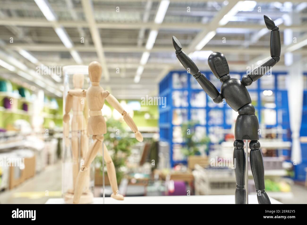 Ikea business figures. Extraordinary team model. Meeting mannikin ...