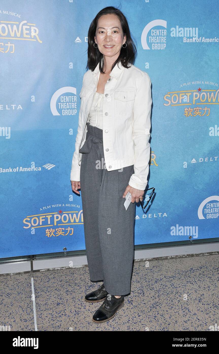 Rosalind Chao arrives at the "Soft Power" Opening held at the Ahmanson ...