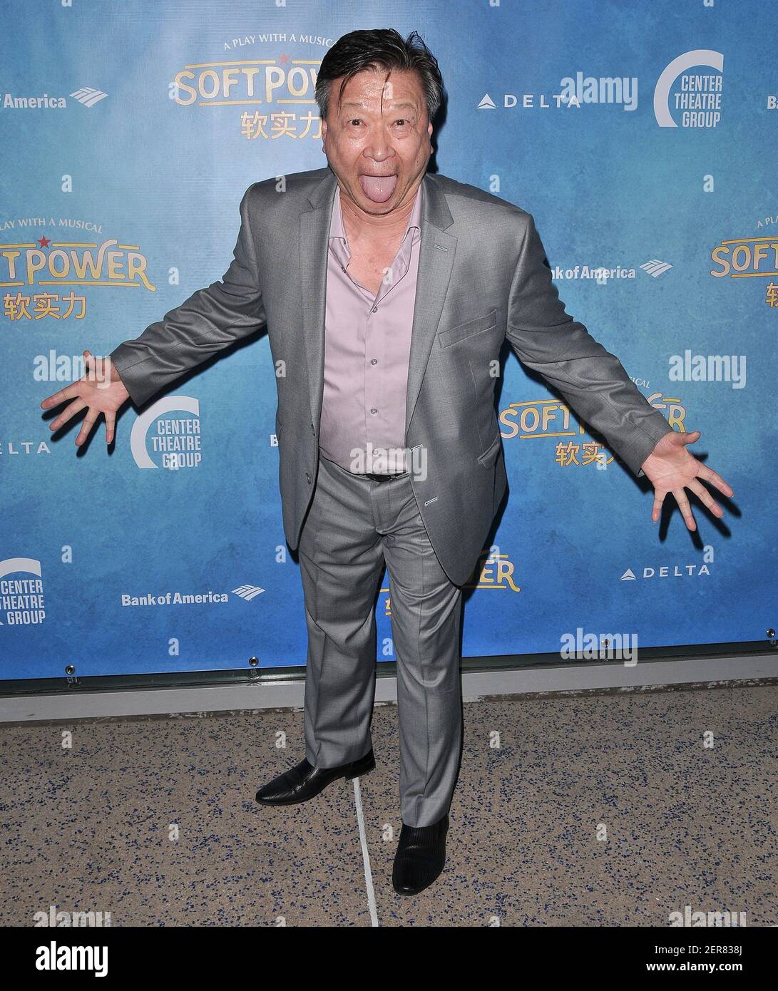 Tzi Ma arrives at the "Soft Power" Opening held at the Ahmanson Theatre ...