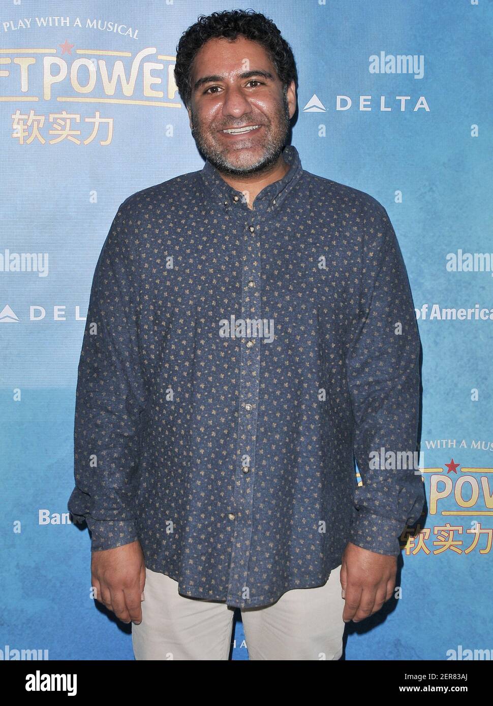Parvesh Cheena arrives at the "Soft Power" Opening held at the Ahmanson ...