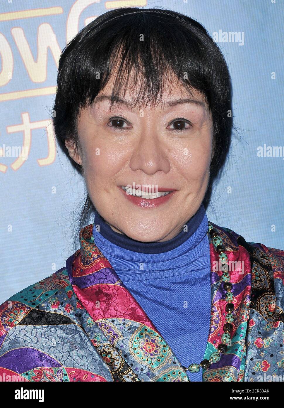June Angela arrives at the "Soft Power" Opening held at the Ahmanson ...