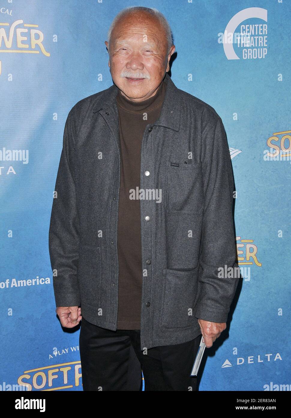 Ken Takemoto arrives at the "Soft Power" Opening held at the Ahmanson ...