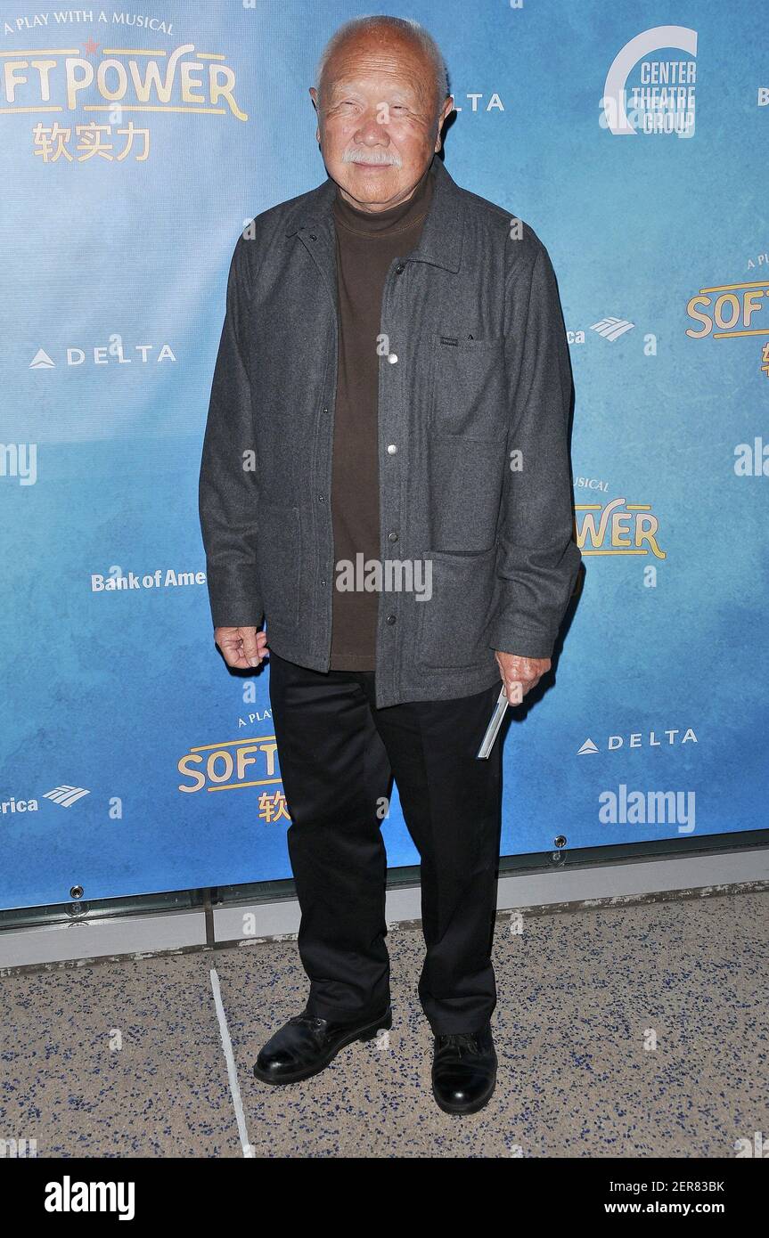 Ken Takemoto arrives at the "Soft Power" Opening held at the Ahmanson ...