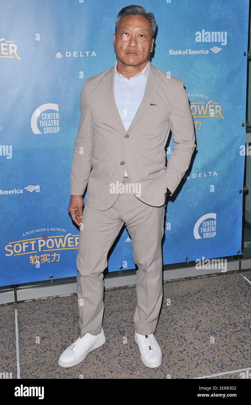 Kelvin Han Yee arrives at the "Soft Power" Opening held at the Ahmanson ...