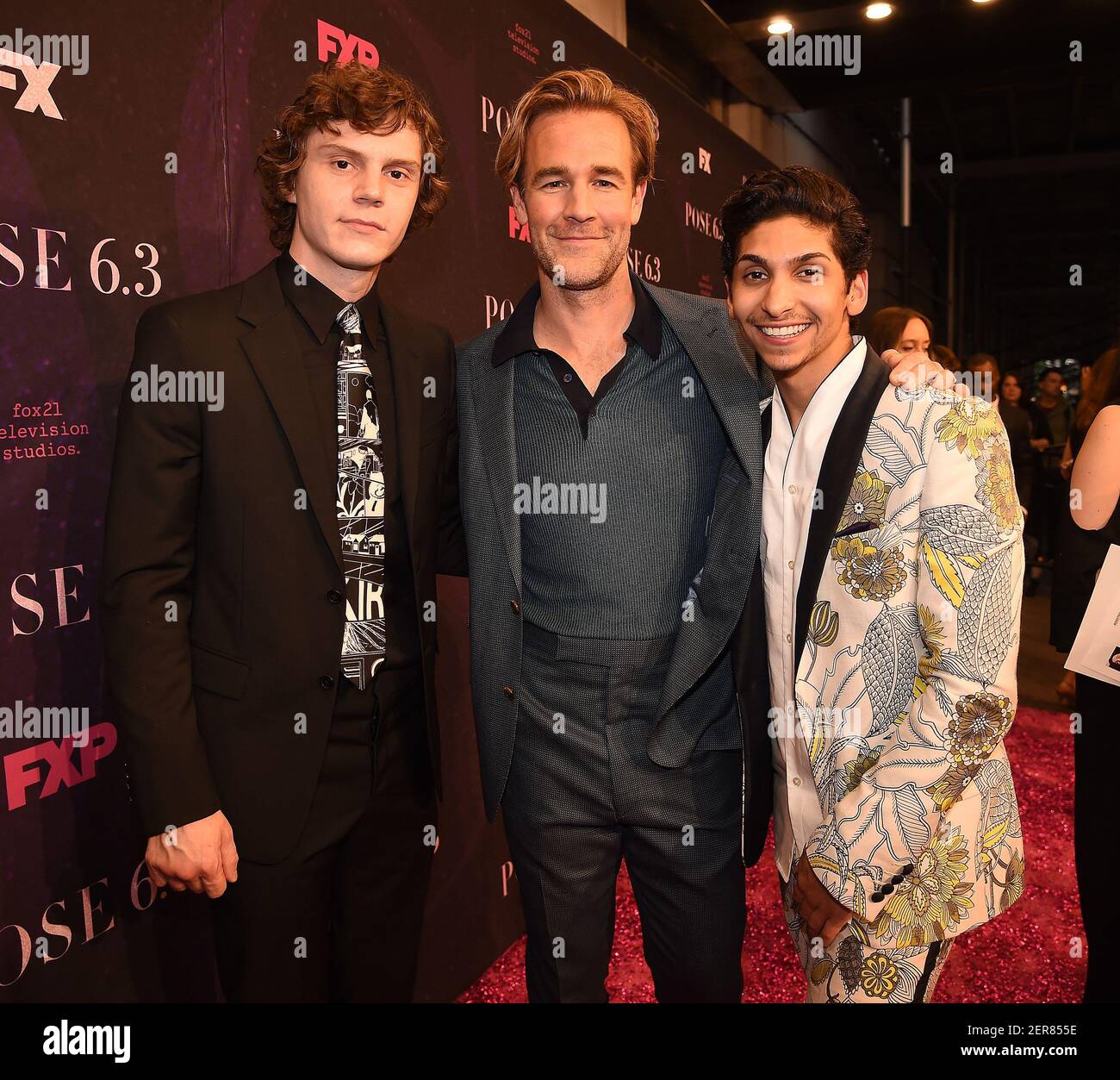 NEW YORK - MAY 17: Evan Peters, James Van Der Beek, and Angel Bismarck ...