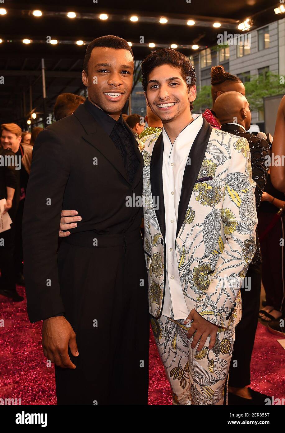 NEW YORK - MAY 17: Dyllon Burnside and Angel Bismarck Curiel attend the ...
