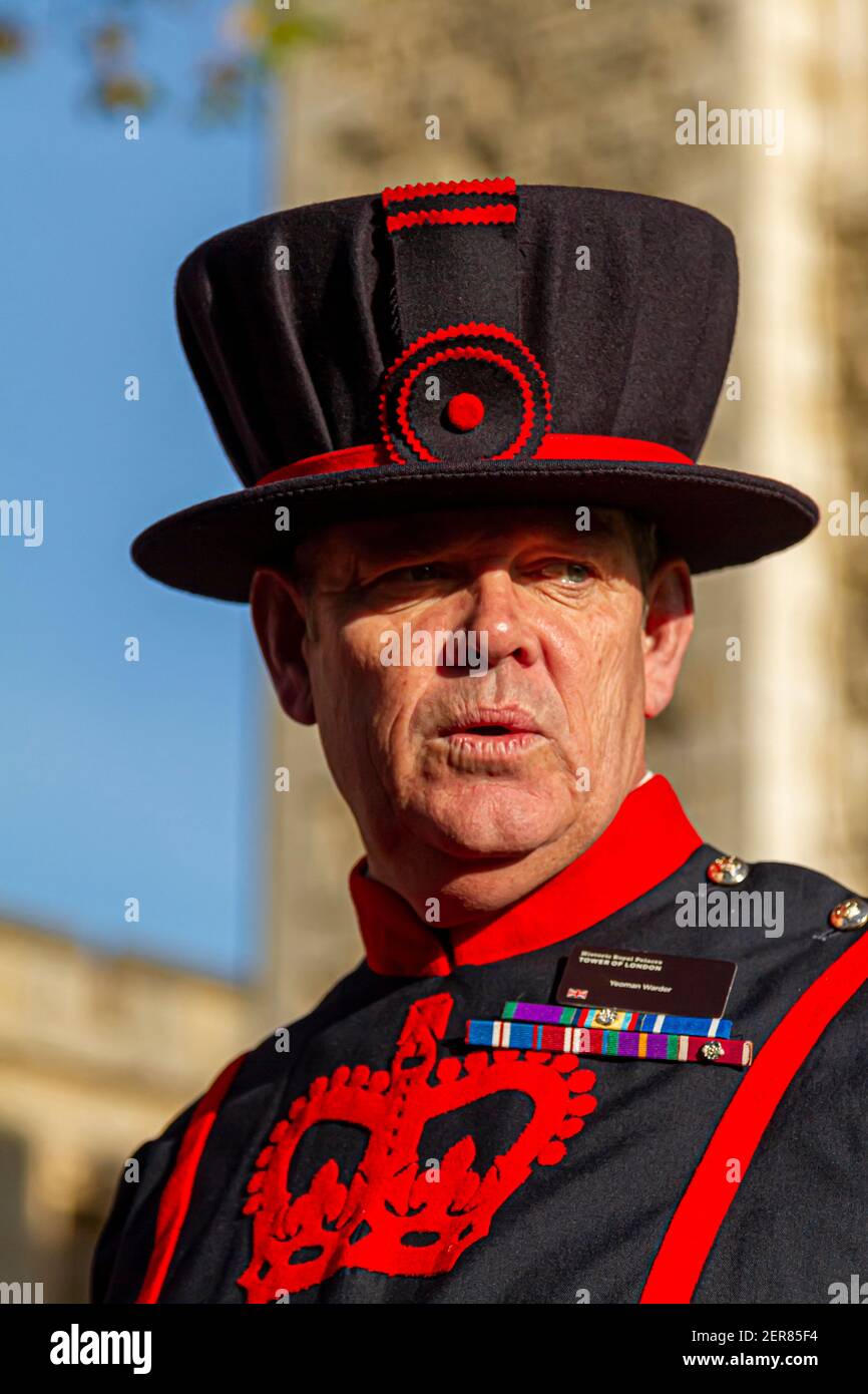 London, UK 11-18-2012: Closeup face portrait of a white middle aged ...