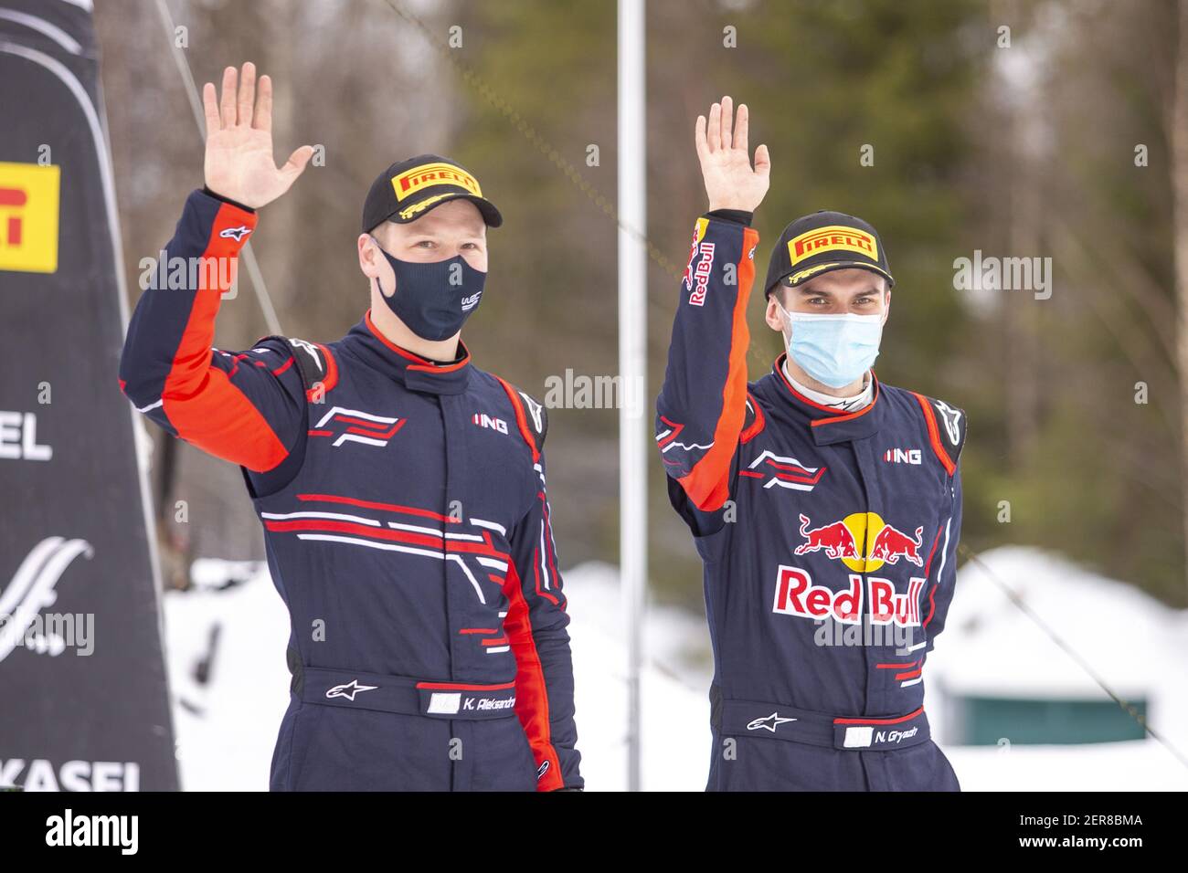 podium, portrait during the 2021 Arctic Rally Finland, 2nd round of the ...