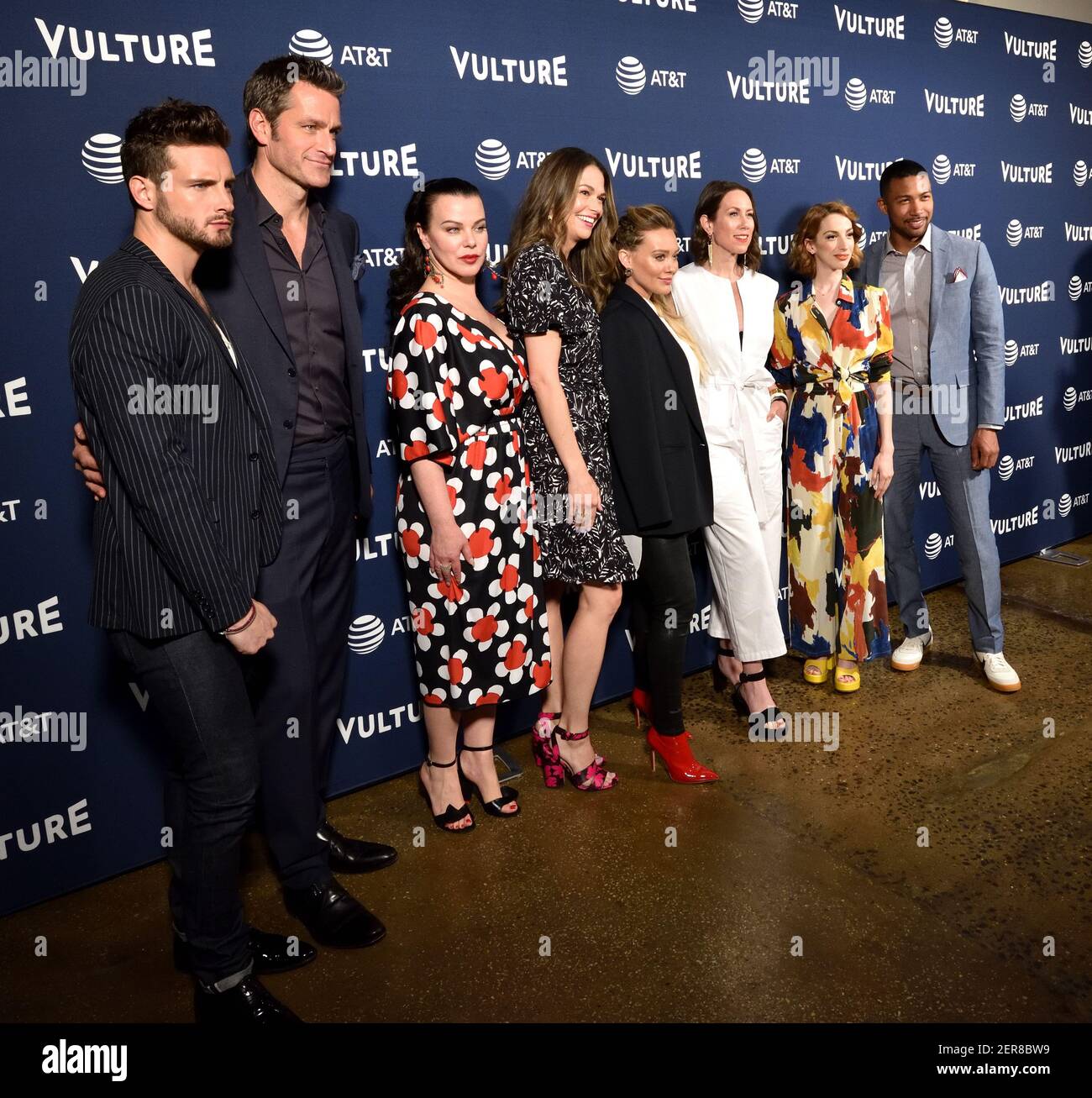 The cast of Younger, L-R: Actors Nico Tortorella, Peter Hermann, Debi ...