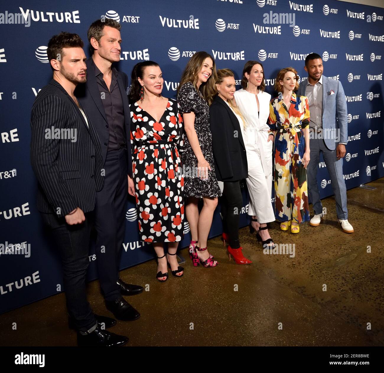 The cast of Younger, L-R: Actors Nico Tortorella, Peter Hermann, Debi ...