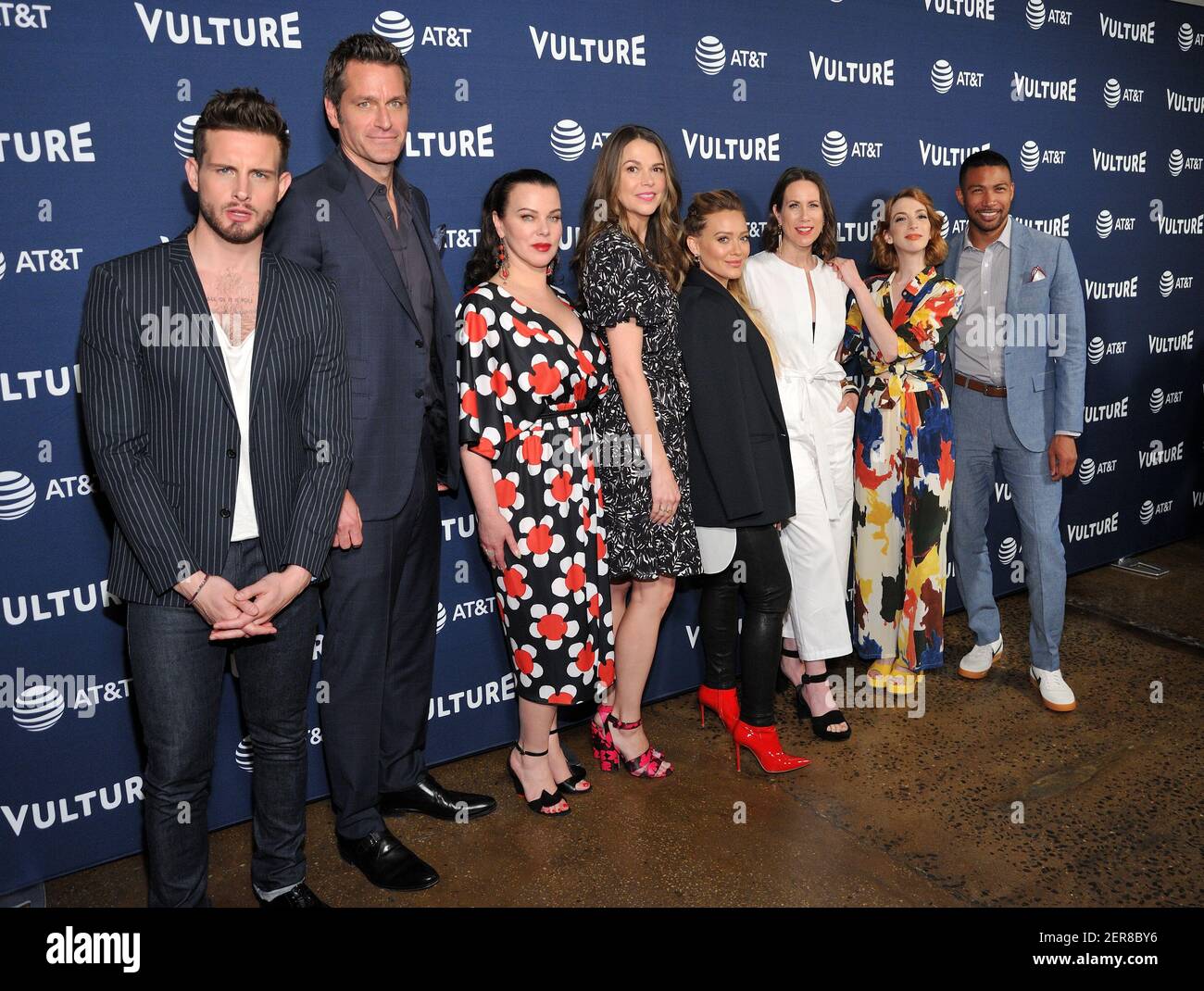 The cast of Younger, L-R: Actors Nico Tortorella, Peter Hermann, Debi ...