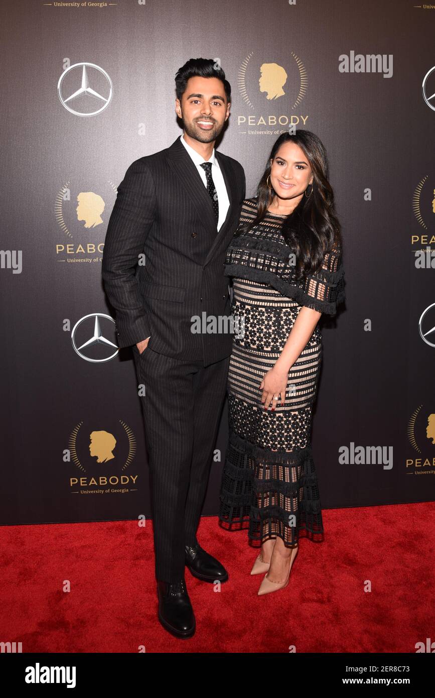Hasan Minhaj and Beena Patel attend 77th Annual George Foster Peabody ...