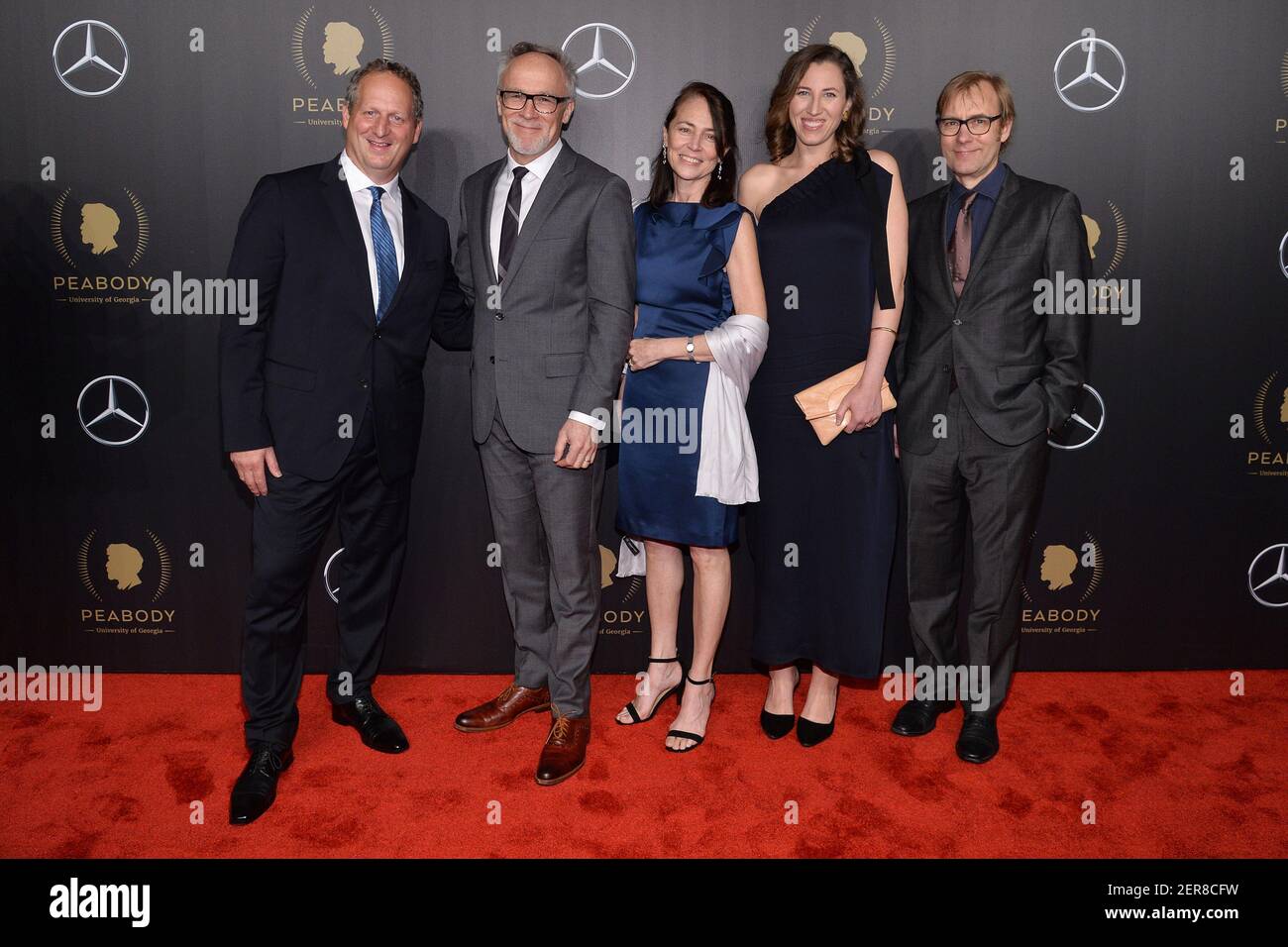 (L-R) Barak Goodman, Mark Samels, Susan Bellows, Charlotte Porter ...