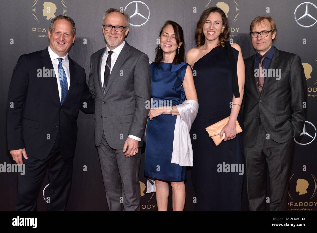 (L-R) Barak Goodman, Mark Samels, Susan Bellows, Charlotte Porter ...