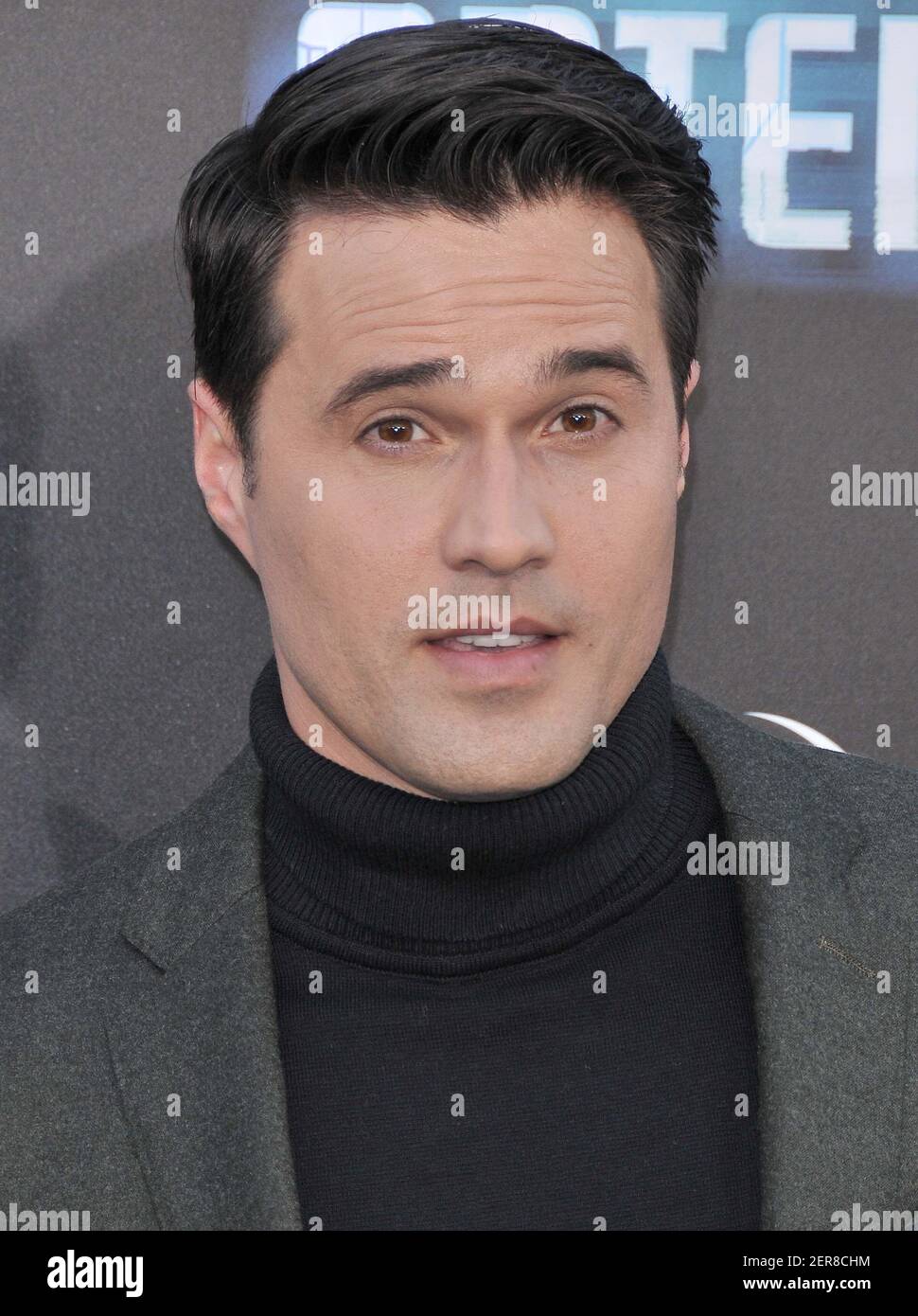 Brett Dalton arrives at the "Hotel Artemis" Los Angeles Premiere held ...