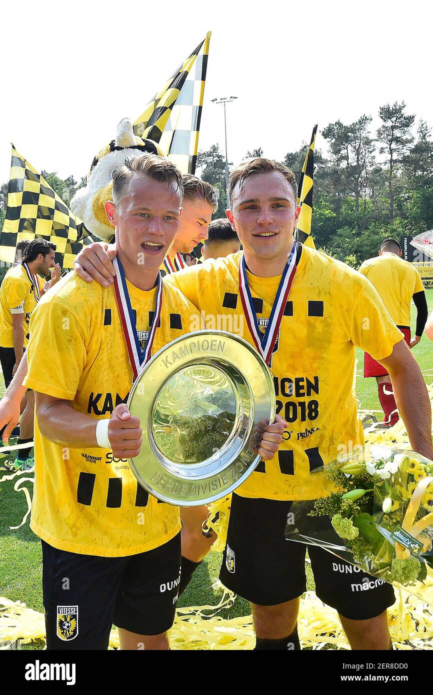 ARNHEM, 20-05-2018, season 2017 / 2018, Football, Dutch Third Division ...