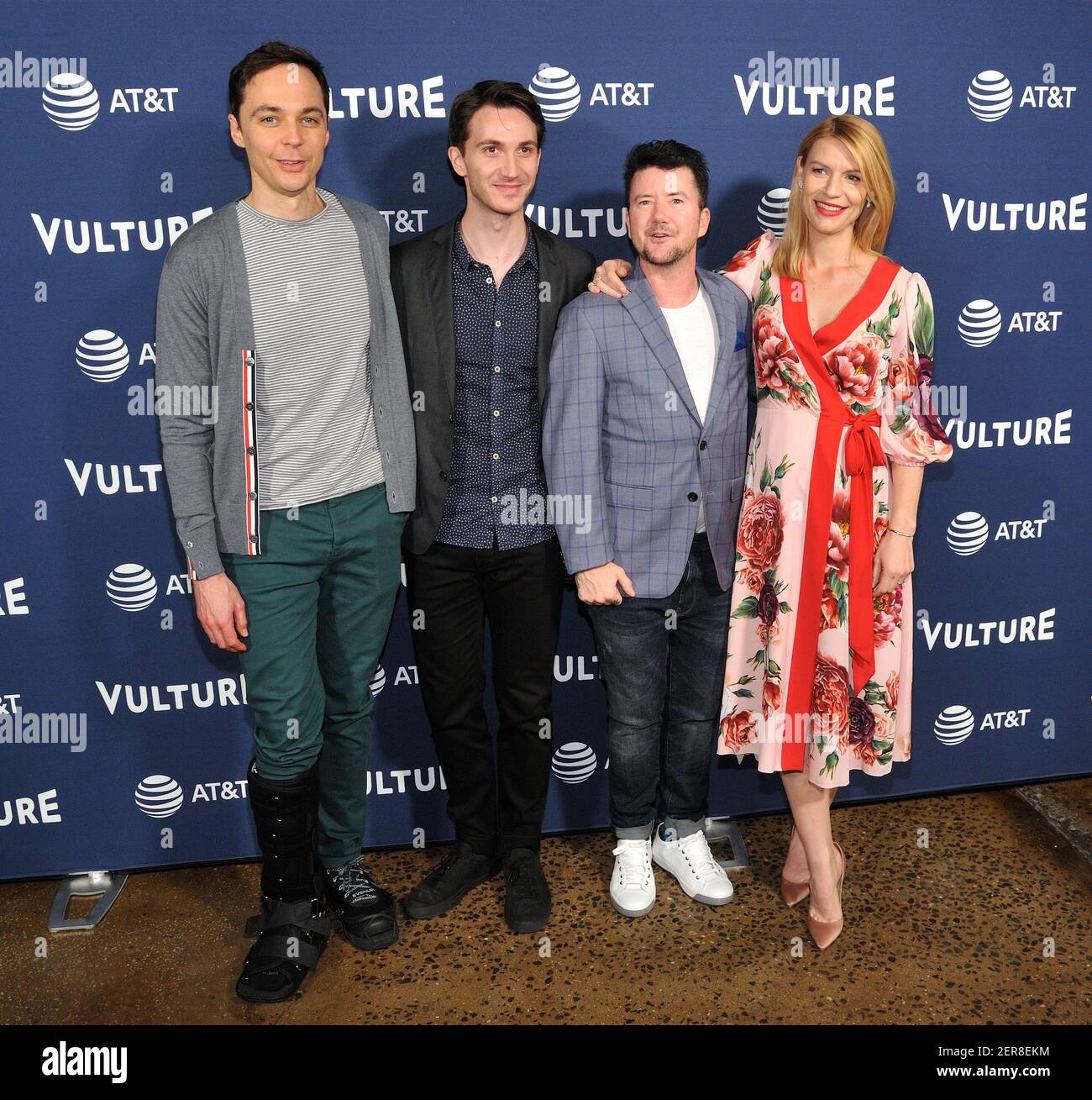 L-R: Actors Jim Parsons and Daniel Pearle, director Silas Howard and ...