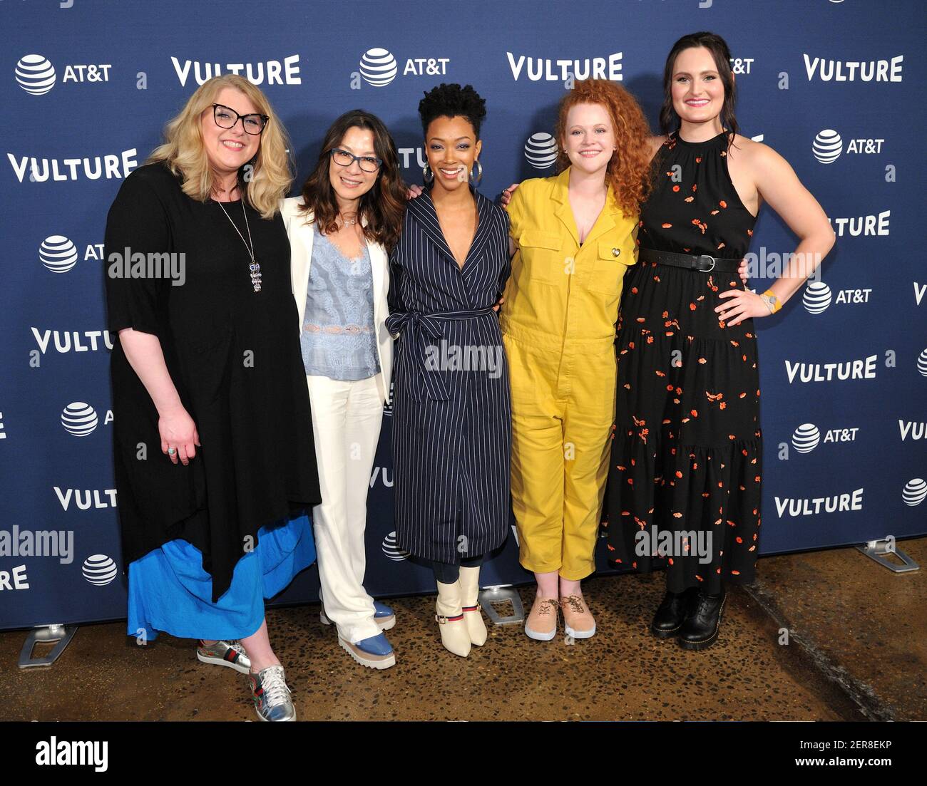 L-R: Writer/producer Gretchen J. Berg and actresses Michelle Yeoh ...