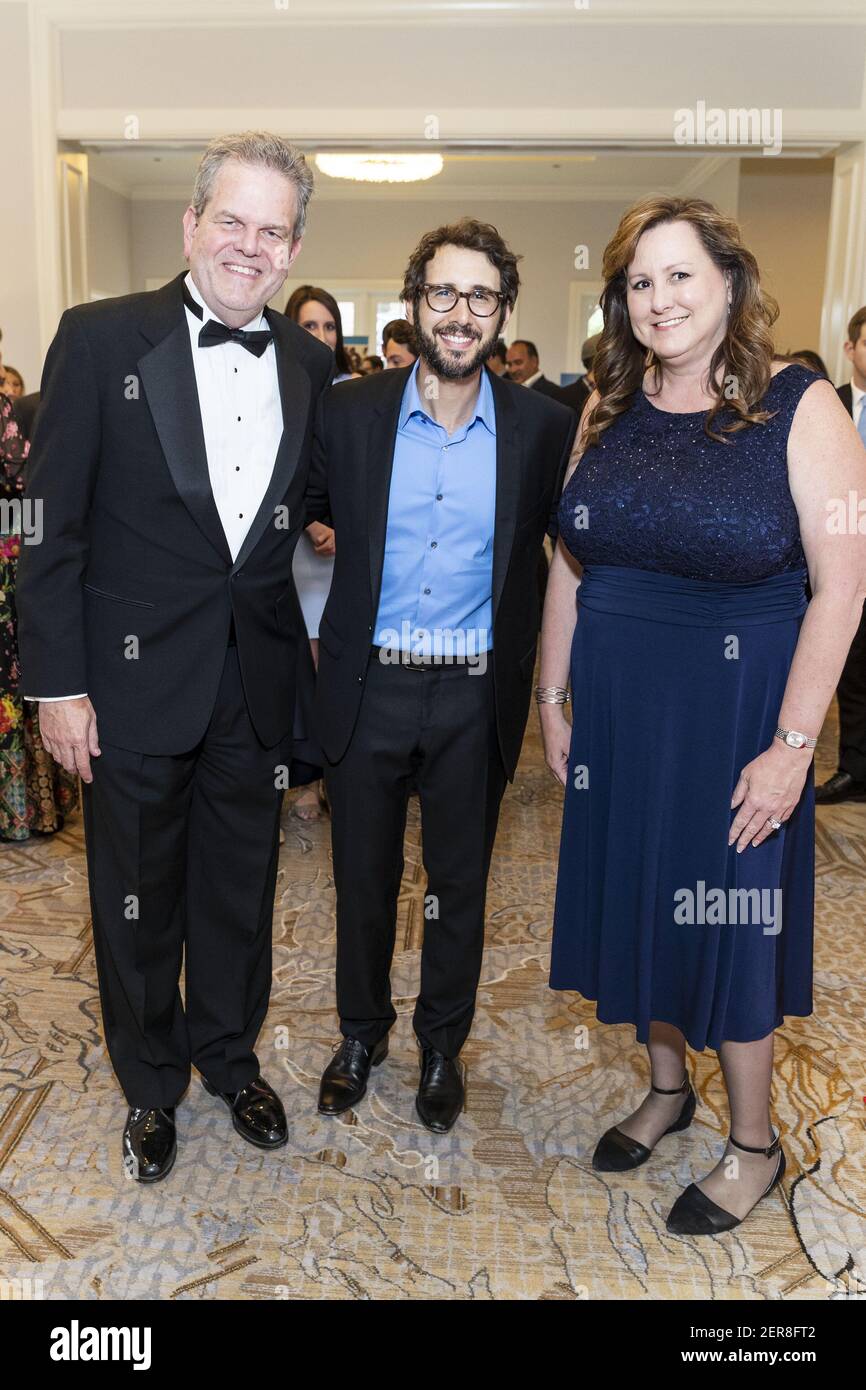 Curtis Priem, Josh Groban and Veronica Priem attend Find Your Light ...