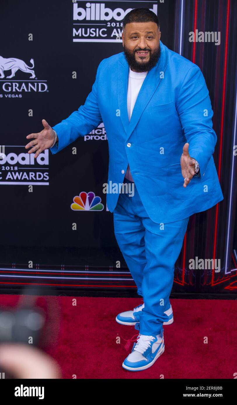 DJ Khaled walking on the red carpet at the 2018 Billboard Music Awards ...