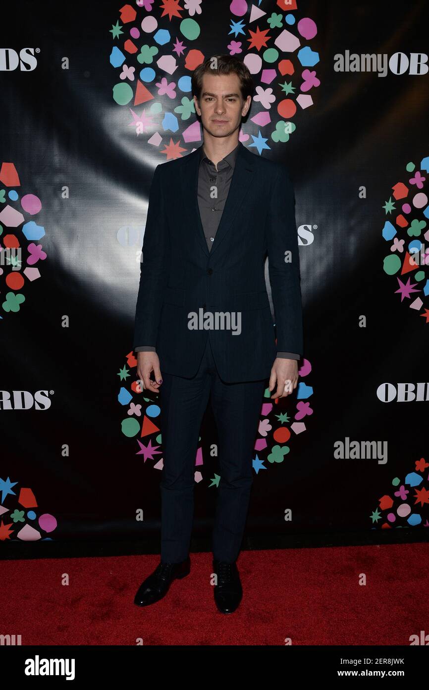 Andrew Garfield attends the 63rd Annual Obie Awards at Terminal 5 in ...