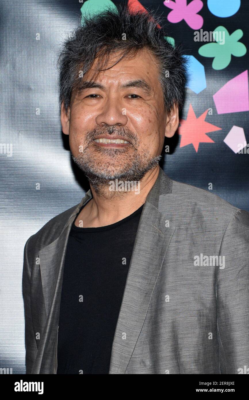 David Henry Hwang attends the 63rd Annual Obie Awards at Terminal 5 in ...