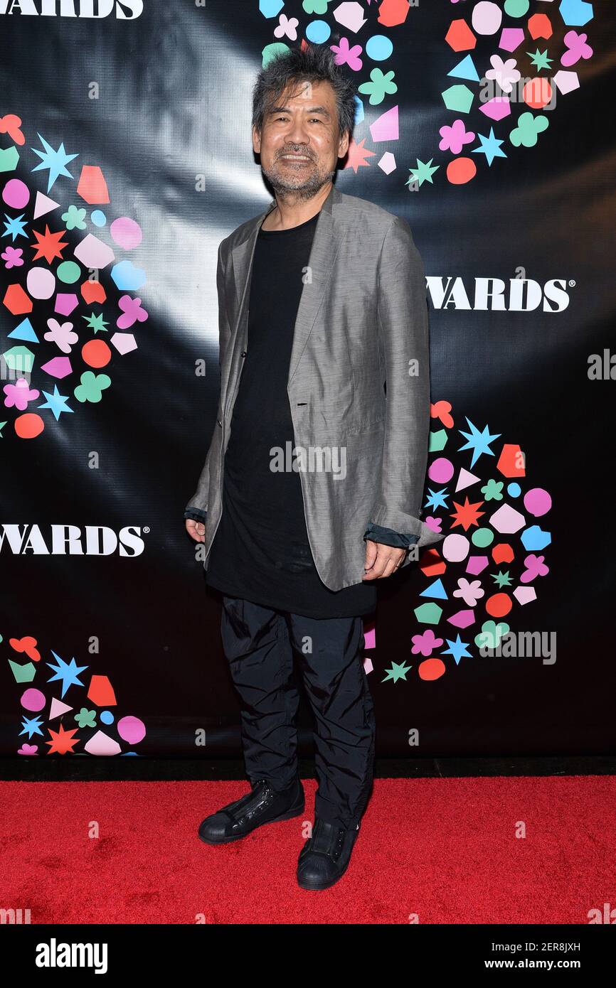 David Henry Hwang attends the 63rd Annual Obie Awards at Terminal 5 in ...