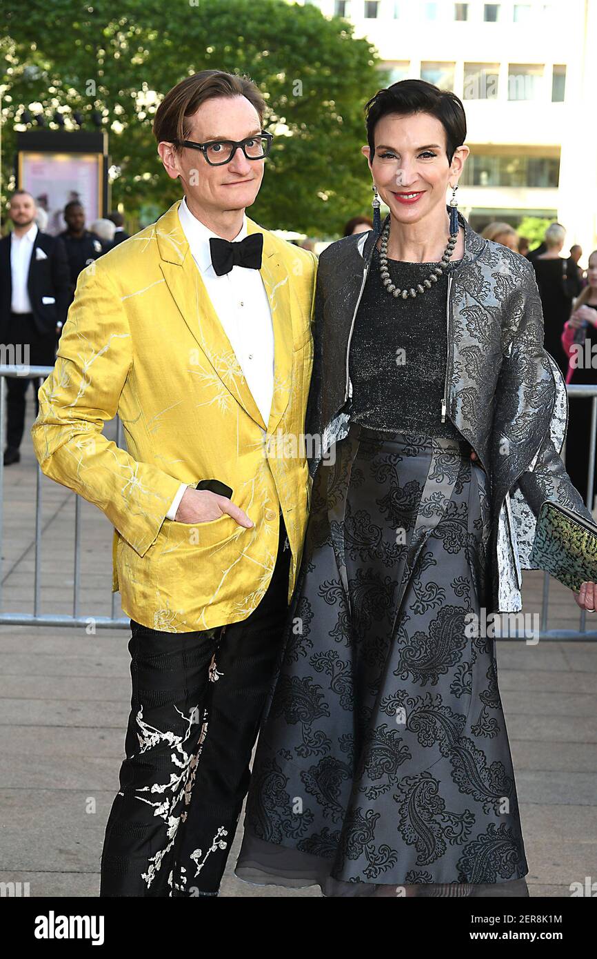Hamish Bowles and Amy Fine Collins attend the American Ballet Theatre's ...