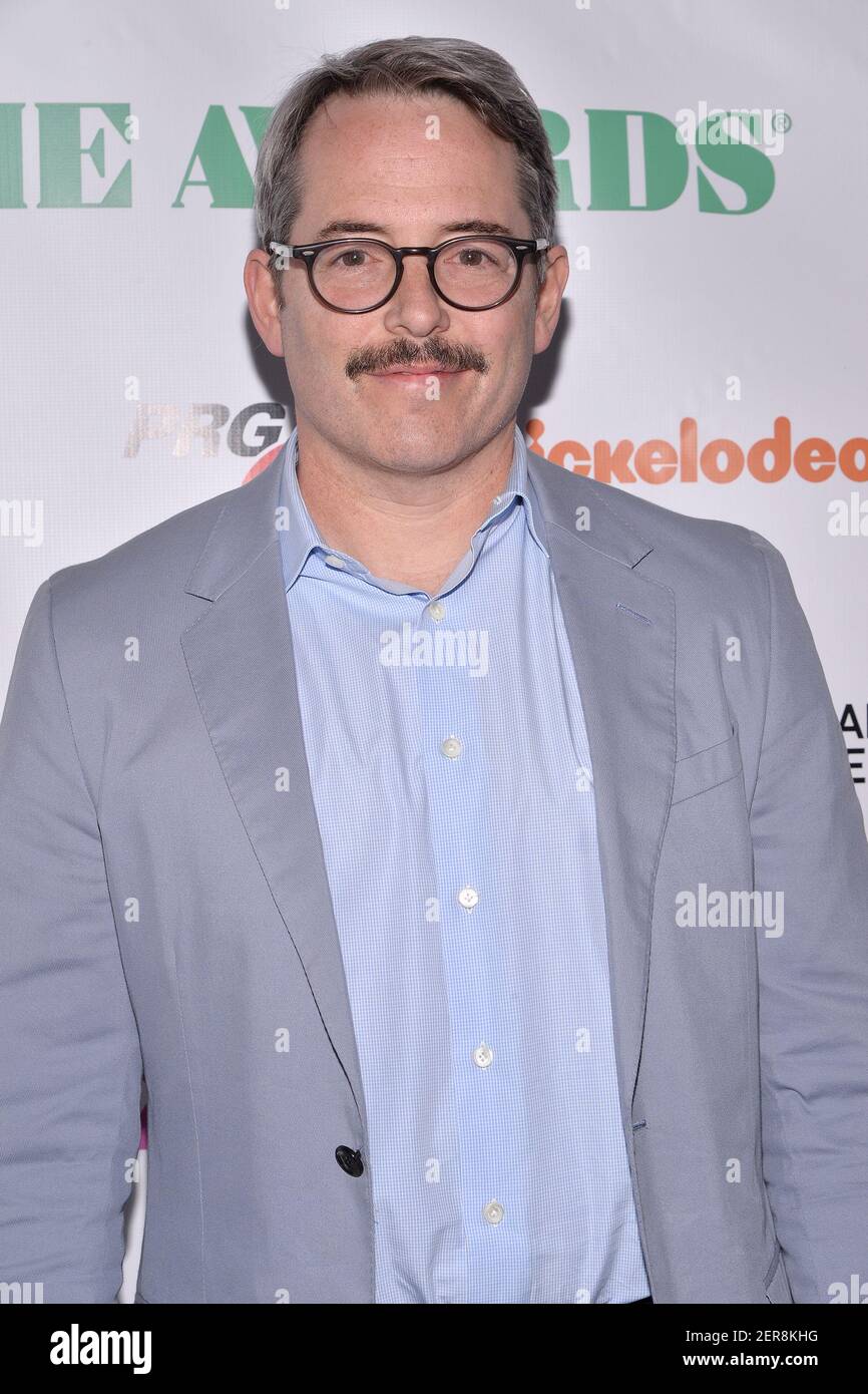 Actor Matthew Broderick poses in the press room as she attends the 63rd ...