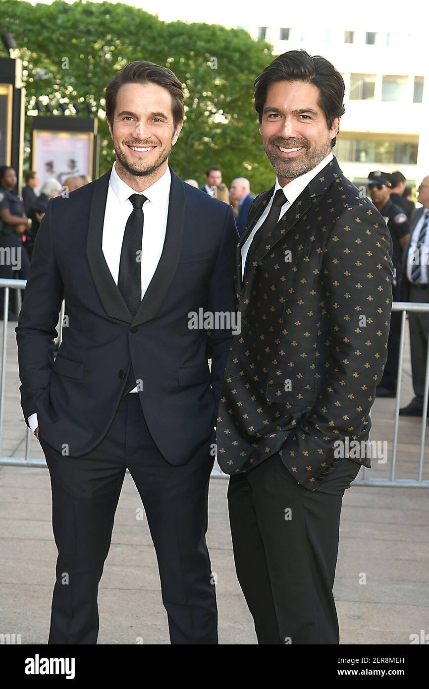 Jake Deutsch and husband Brian Atwood attend the American Ballet ...