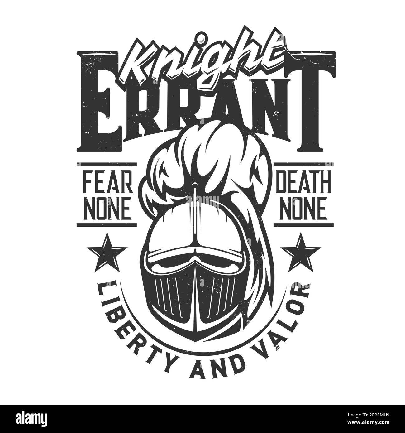 Knight Helmet Vector Front