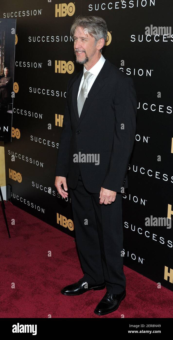 Actor Alan Ruck attends the red carpet premiere of HBO's Succession at ...