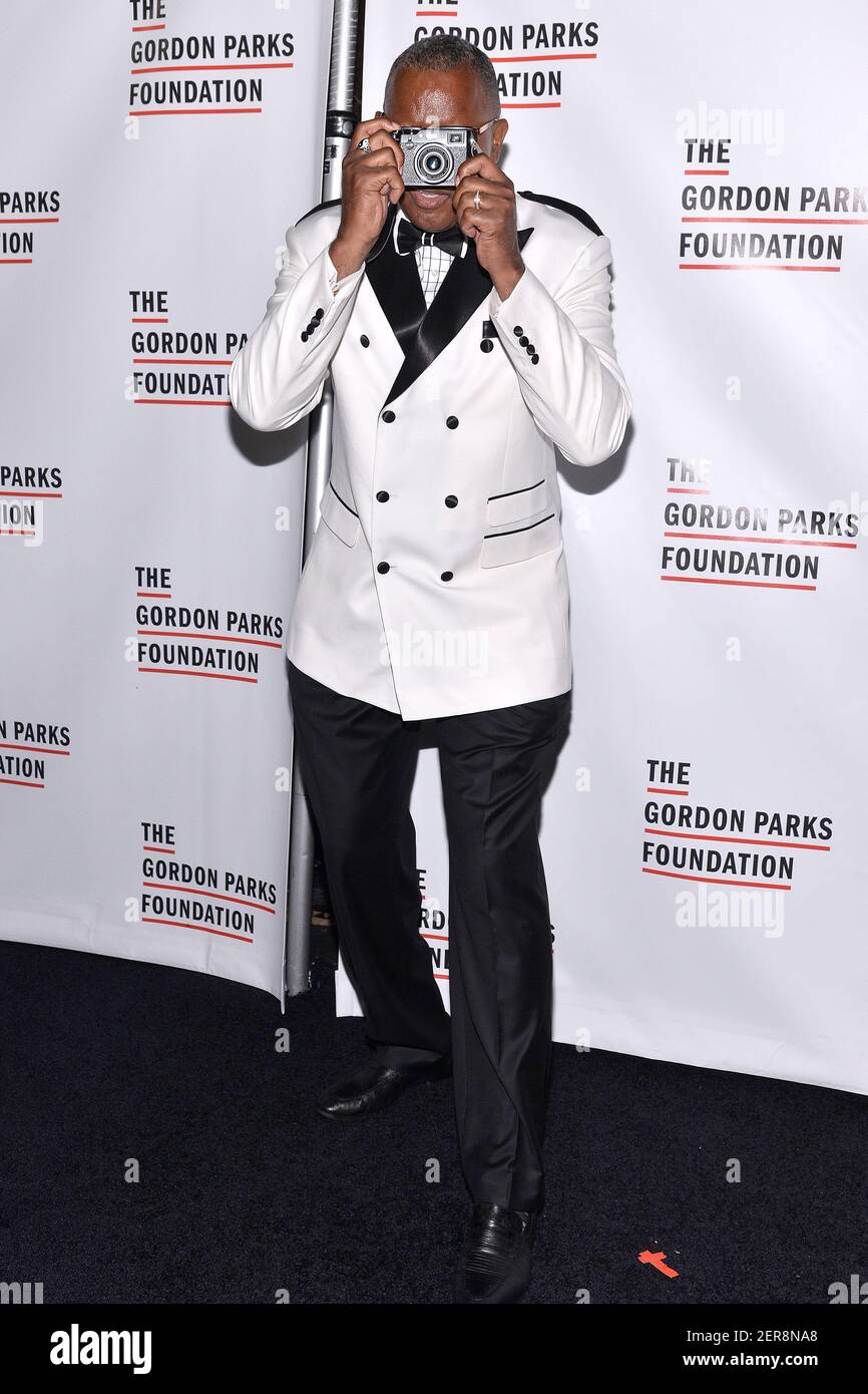 Documentary photographer Jamel Shabazz attends the ,2018 Gordon Parks ...