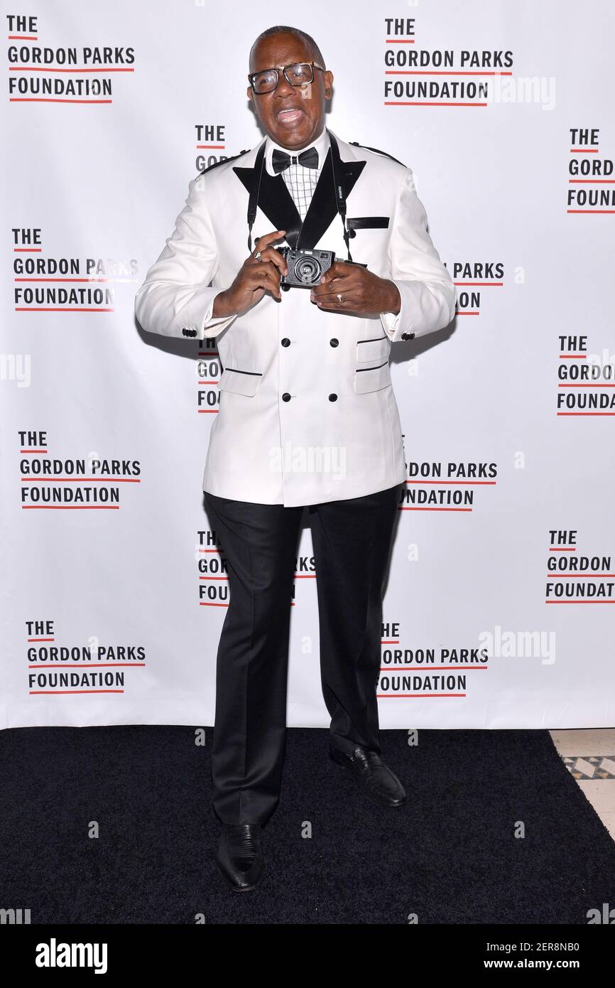 Documentary photographer Jamel Shabazz attends the ,2018 Gordon Parks ...